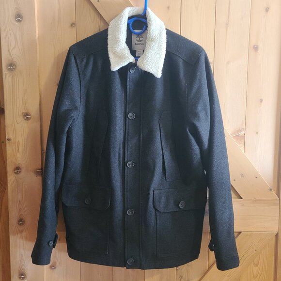 Timberland | Jackets & Coats | Timberland Mens Sherpasatin Lined Wool ...